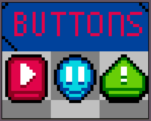 2d Buttons With Animations by mohammedaliiii