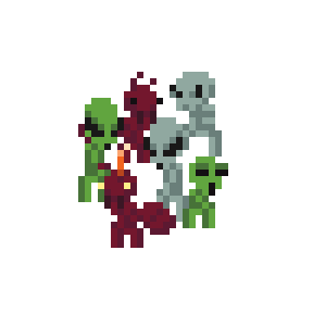 x14 Animated Monsters 16x16 pixel art/retro asset pack by ...