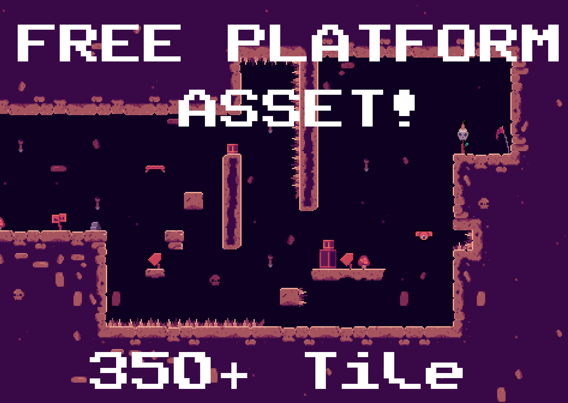 Free Pixel Art Platformer Asset by Alkurt