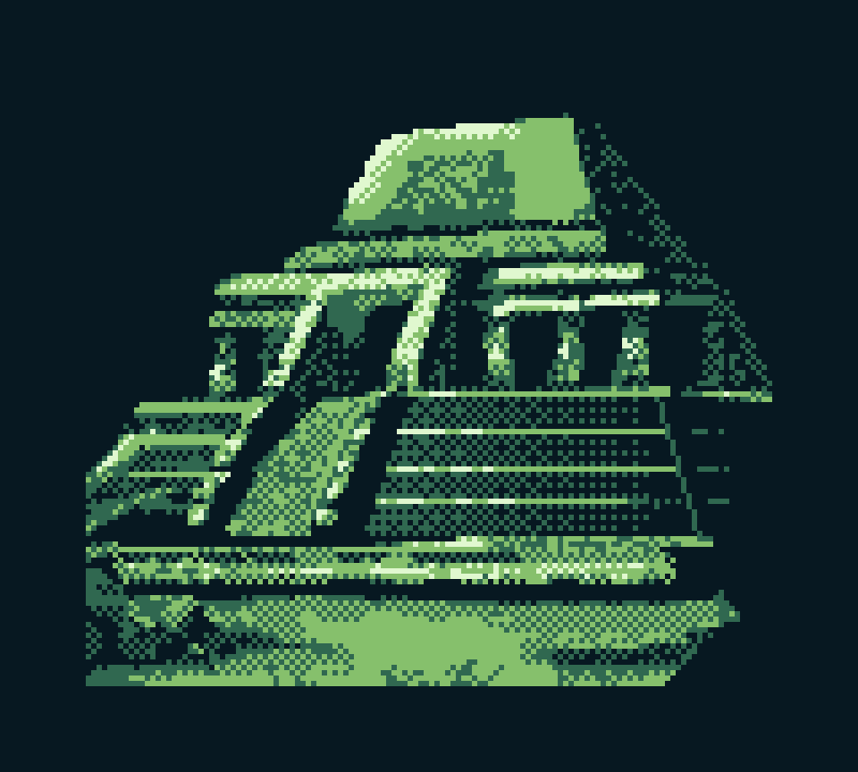 Hidden Temple Pixel Art (Jam Entry) by Signor Socket for GB Pixel Art ...