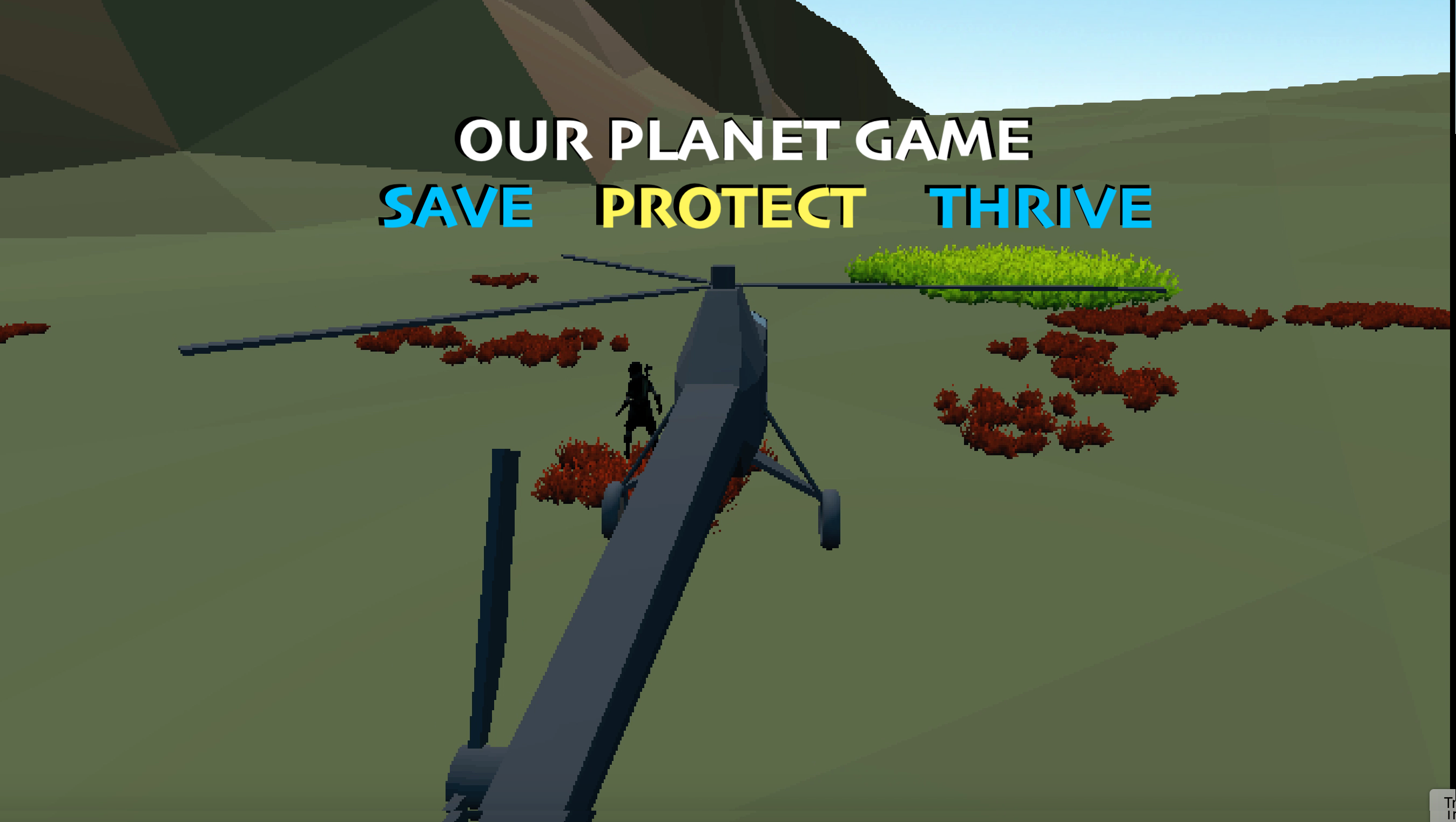 Akkie's concept drawing - Akkie and Copter by Flattened Cheese Studios