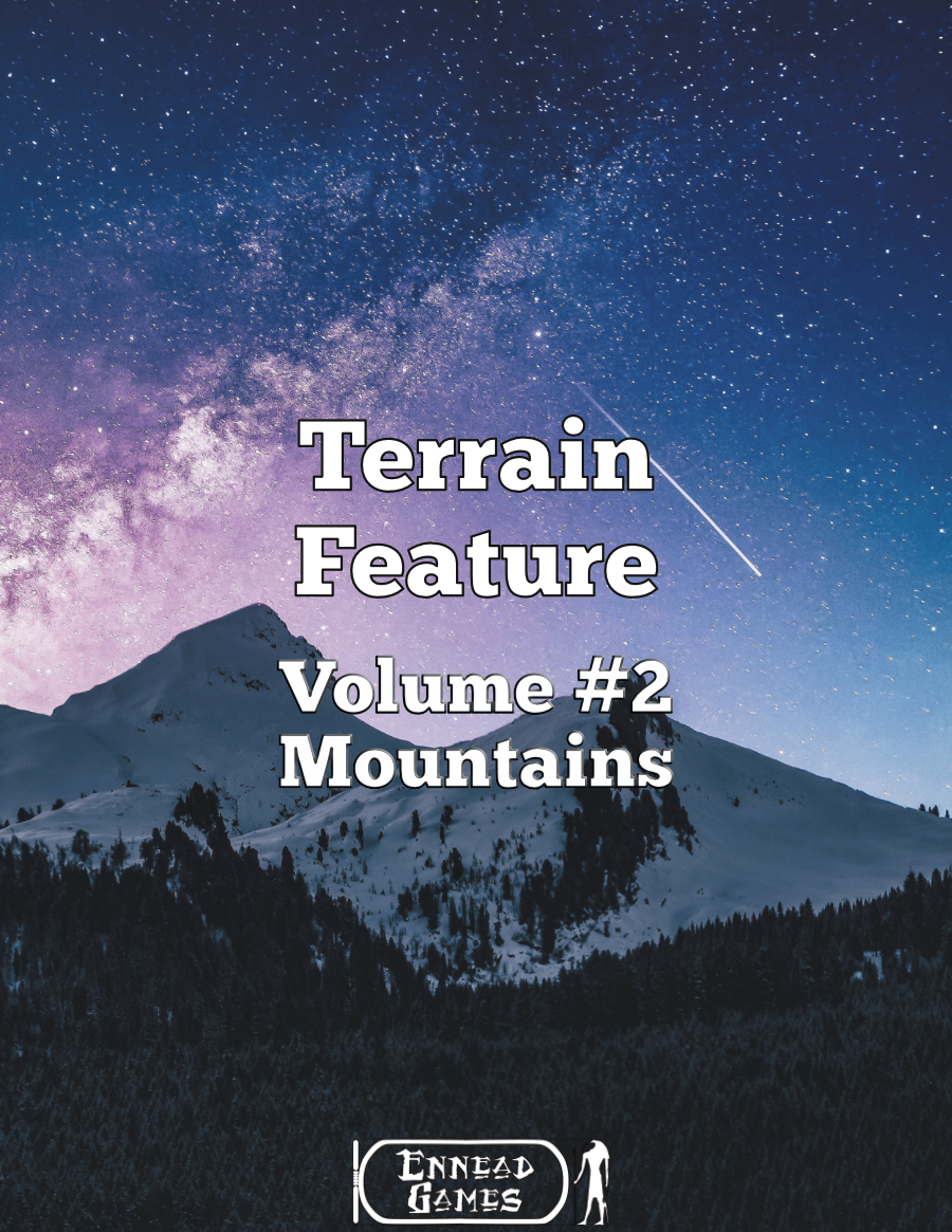 Terrain Feature Volume #2 - Mountains by Ennead Games
