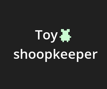 Toy shopkeeper by Daot