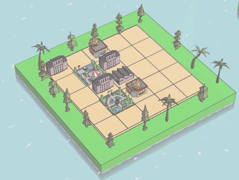 Grid Island by HidingDev
