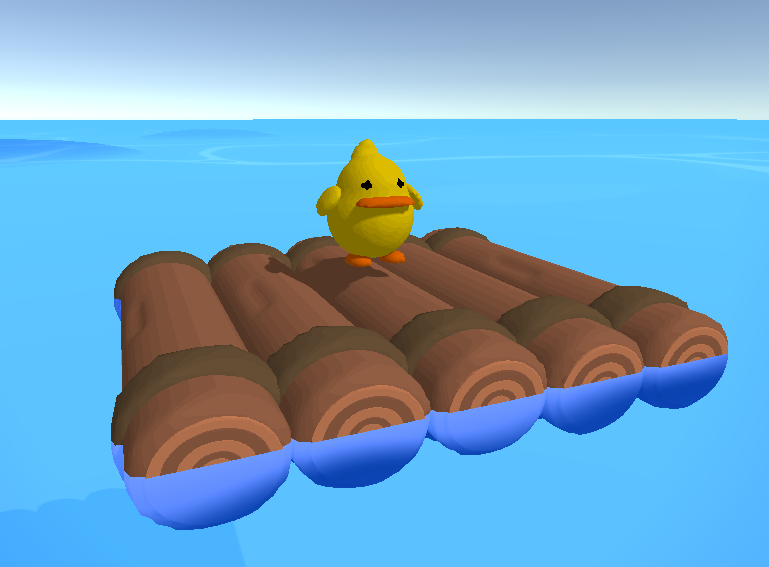 Duck and Raft by Kurakurture