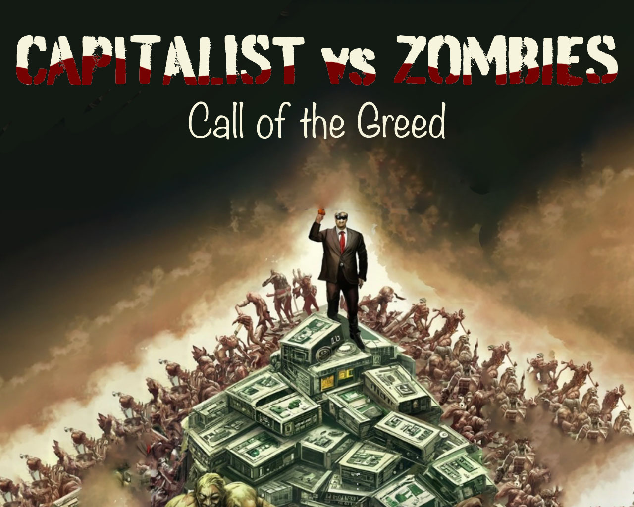 Capitalist vs. Zombies by dratinyy