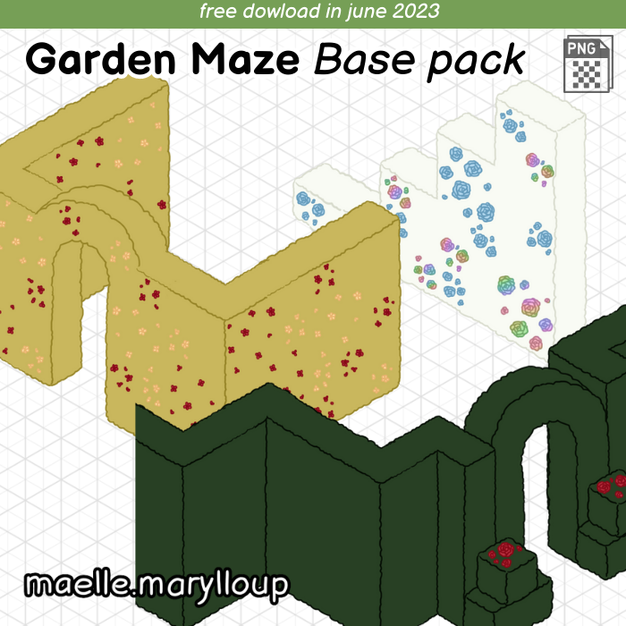 Garden Maze (Build) by MaelleMarylloup