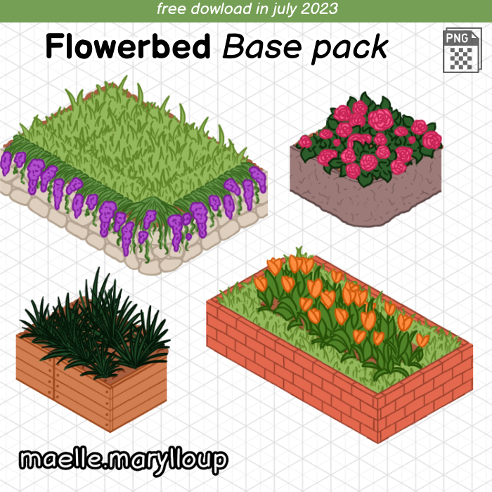 Flowerbed (build) by MaelleMarylloup