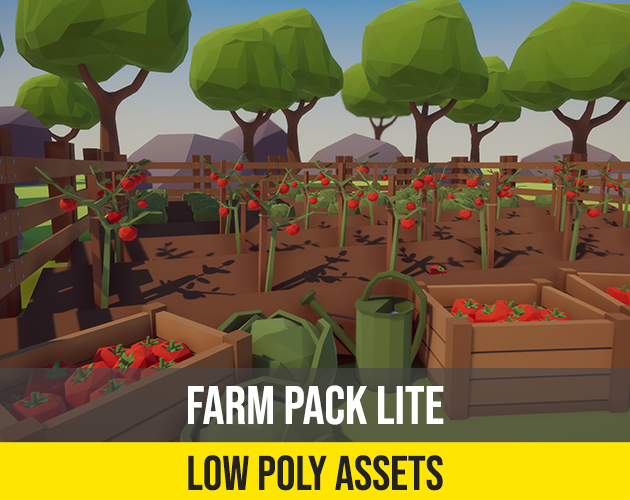 Low Poly Farm Pack Lite by JustCreate3D