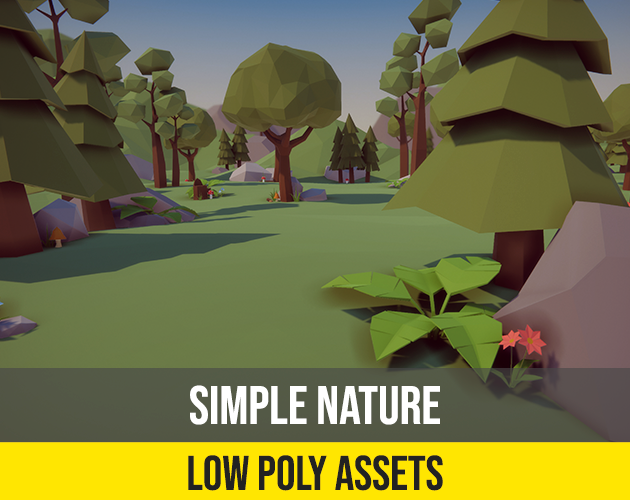 Low Poly Simple Nature Pack by JustCreate3D Low Poly Simple Nature Pack by JustCreate3D