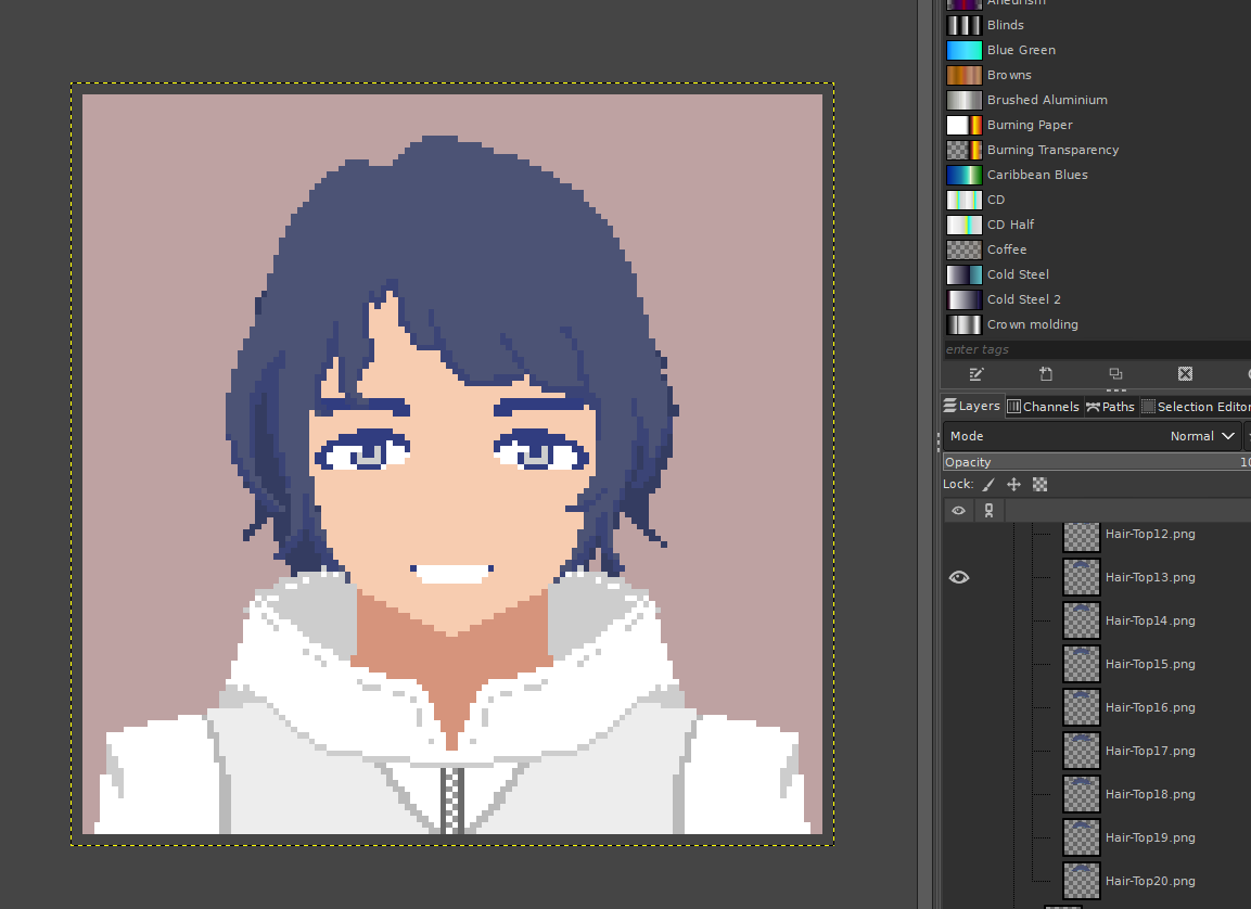 2D Male Character Portrait v.1.1 by PixelGrassWork