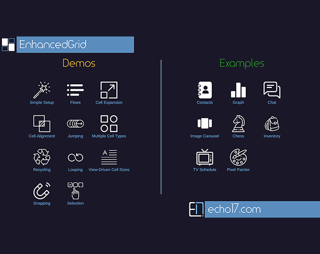 EnhancedGrid Demo by echo17