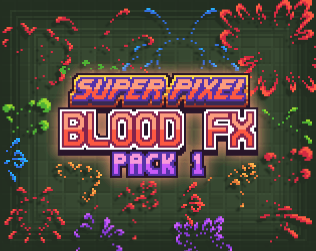 Super Pixel Blood FX Pack 1 by unTied Games