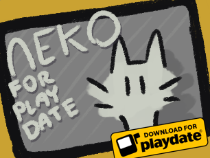 Neko for Playdate by ribboncable 🎀