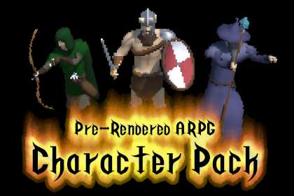 Pre-Rendered ARPG Character Pack | Unity Asset by awtdev