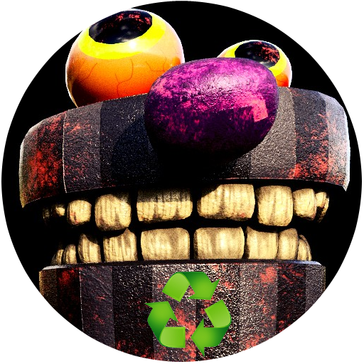 Trash of Horror: Recycle or Die by juli3dsculpture