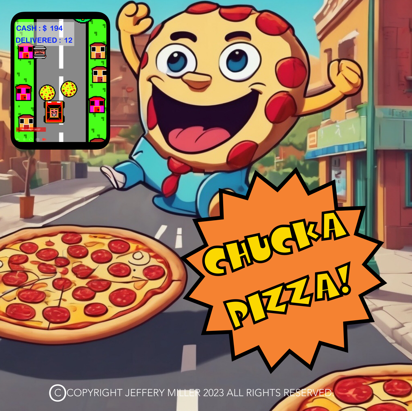 ‘Chucka Pizza’ game source code & assets programmed on iPad by ...