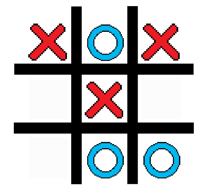 Pixel Offline Tic-Tac Toe by Arda's Projects