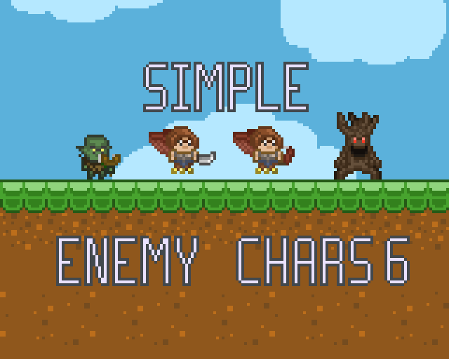 Tiny RPG Enemies 6 by PixelCarvel