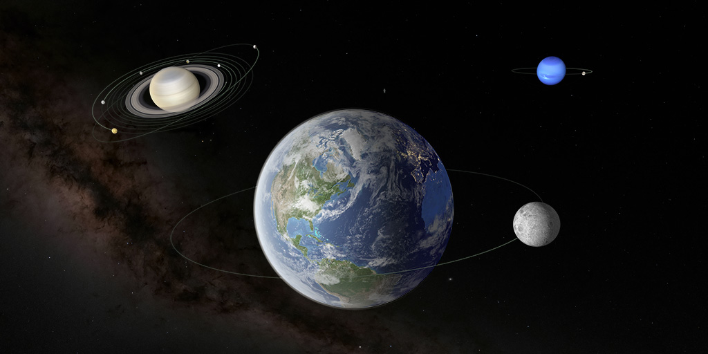 Solar System: A Semi-realistic Model by Jaka Jaksic