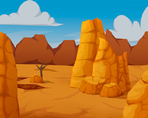 Desert assets by pixelitum
