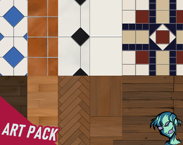 Tile and wood tiled textures by ED_of_all
