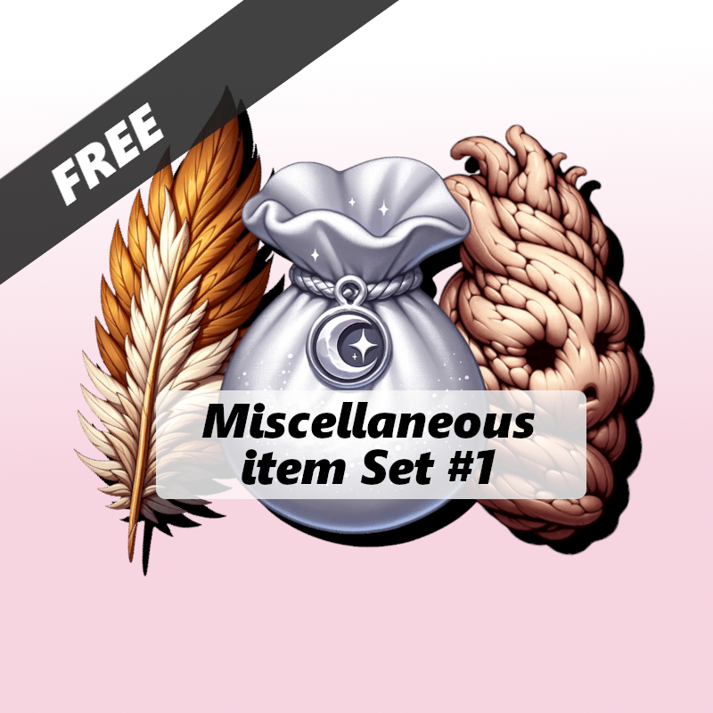 Miscellaneous item Set #1 free version by TrulyMalicious