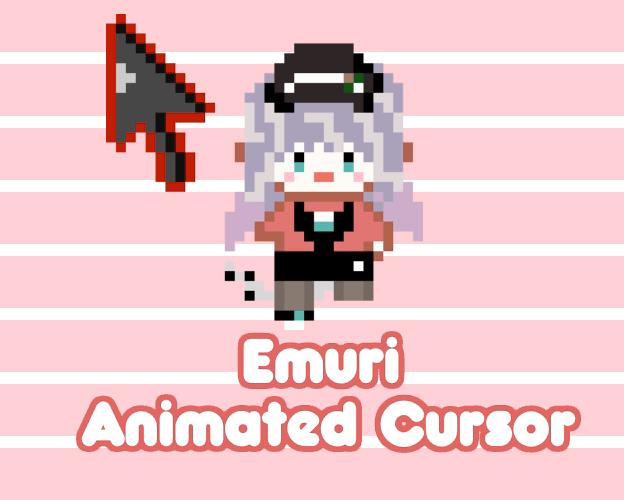 Hiiragi Emuri / 柊えむり Animated mouse cursor! by GamingWithMim