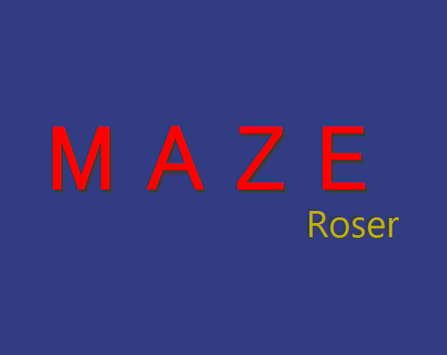 Maze Roser by James Emirzian Waldementer Software Co.