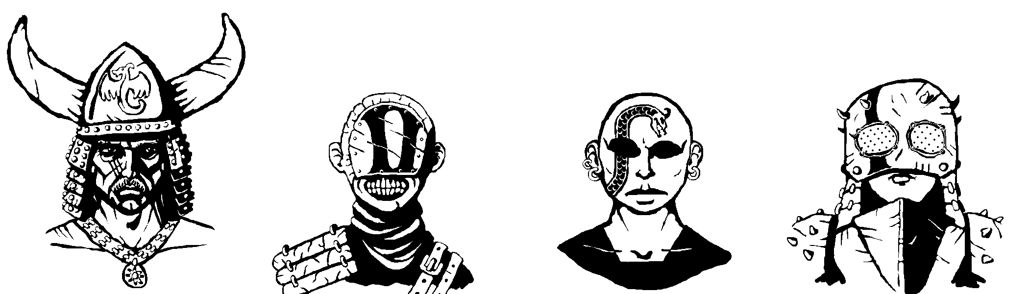 20 Dark Fantasy tokens and portraits by subotai