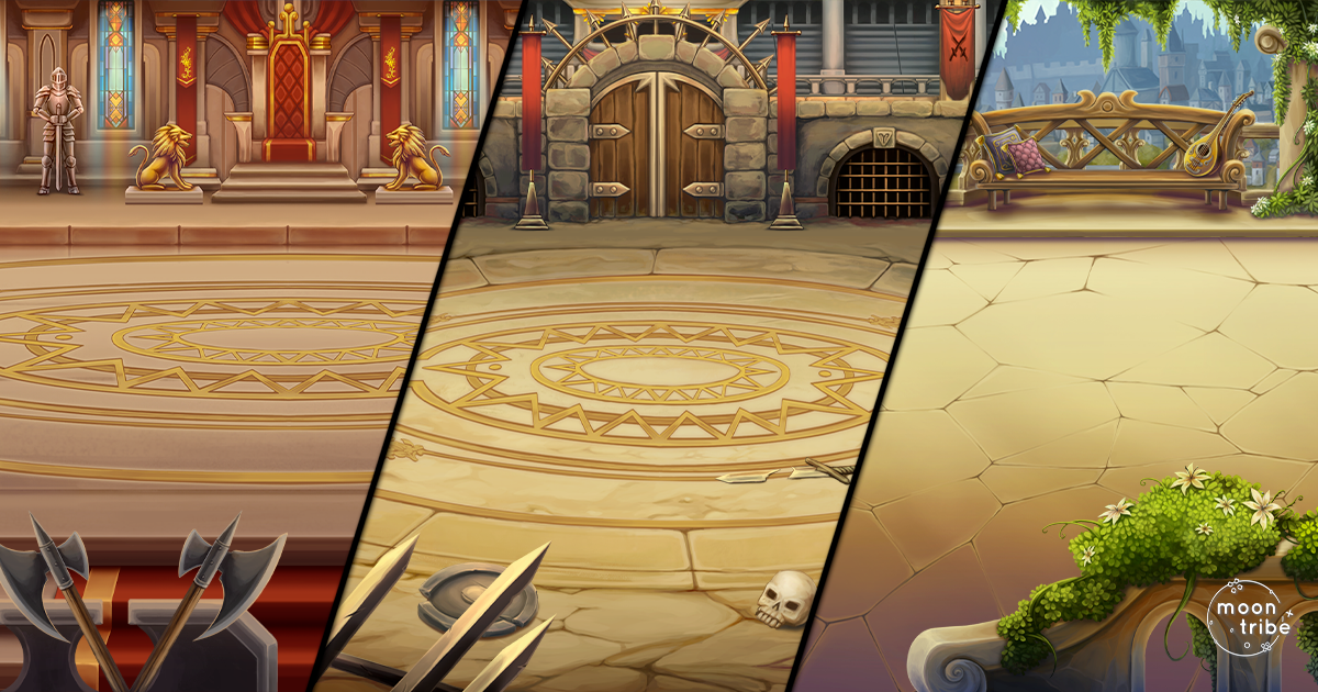 Fantasy Backgrounds #2 by Moon Tribe