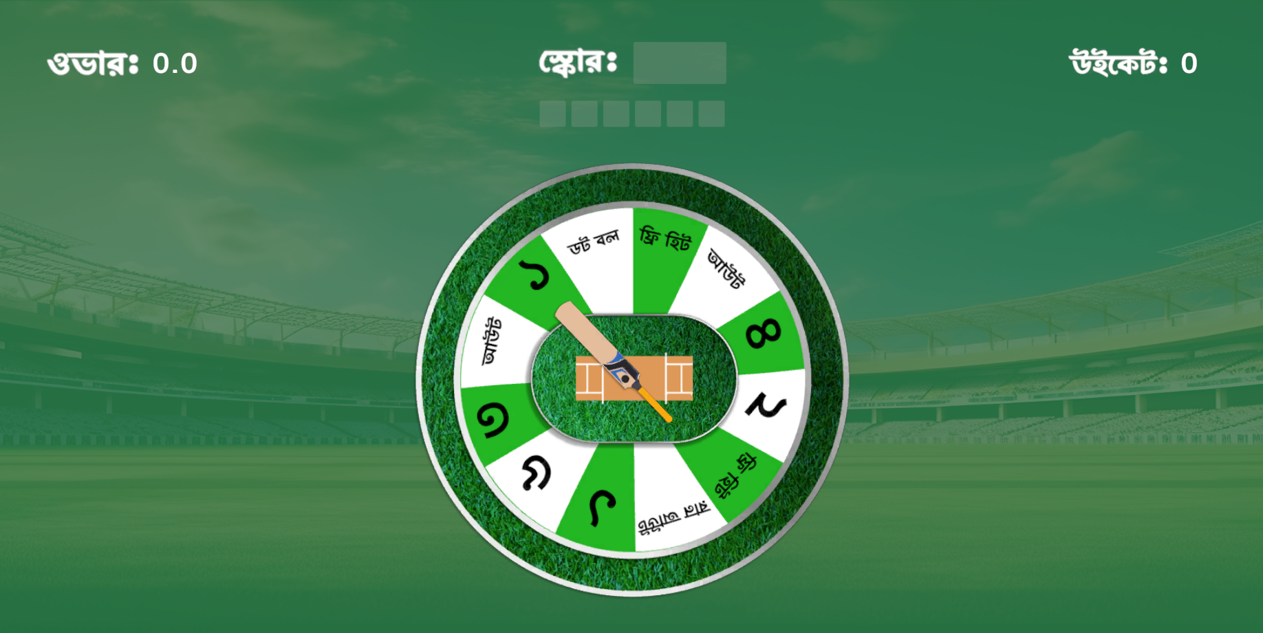 Fortune Wheel Cricket by Md. Abul Hasan Shanto
