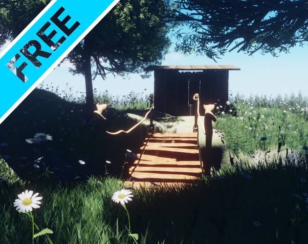 Free Visual Novel Backgrounds (Woods & Cabin Pack) by Potat0Master