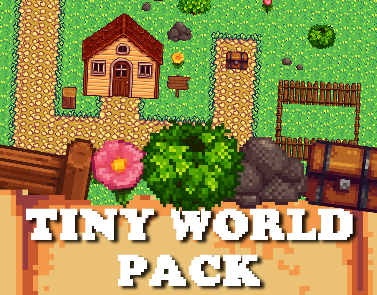 Tiny World Pack Top-down Assets - Pixelart / Pixel Art Essential Pack ...