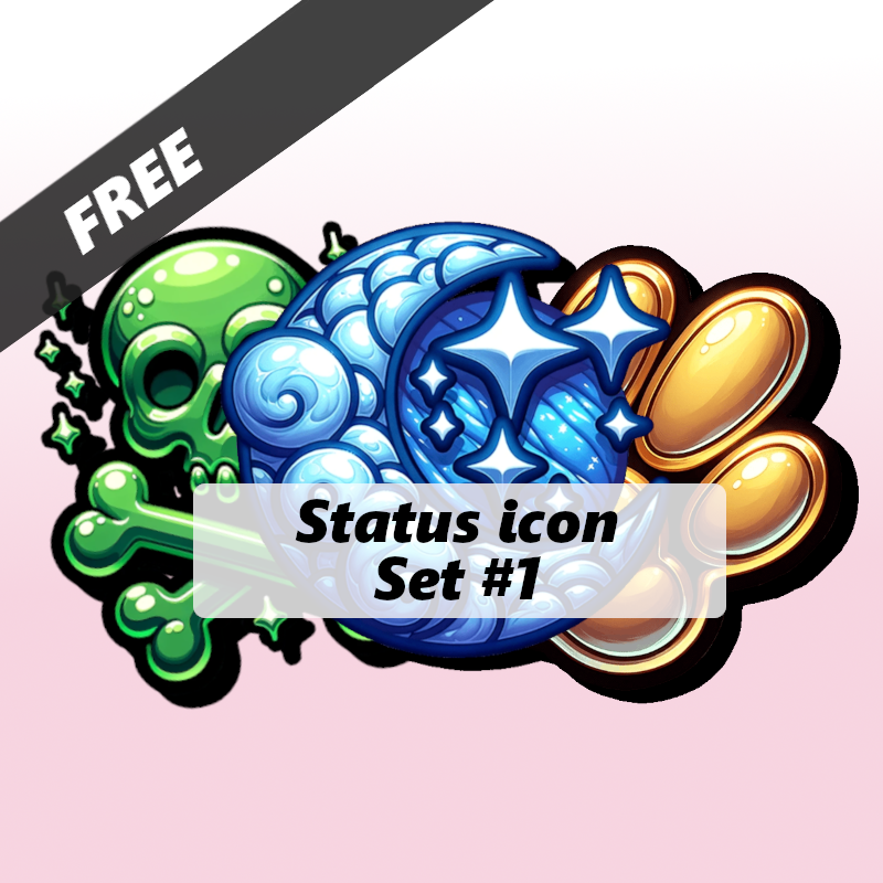 Status icon Set #1 free version by TrulyMalicious