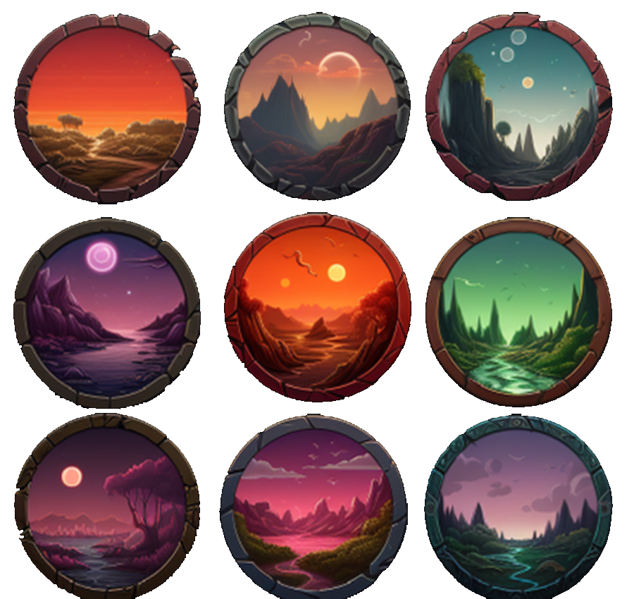 Future Wolds Icons Part III by Leonardo007