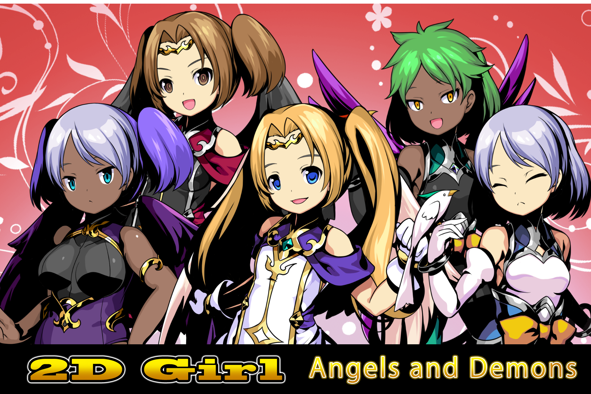 2D Asset Girl Engel&Devil Part1 by DANGOYA