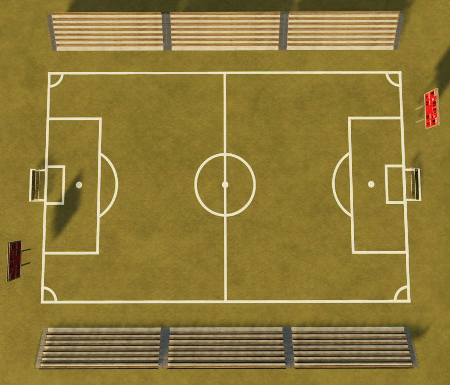 Soccer Field by Snakebizzle