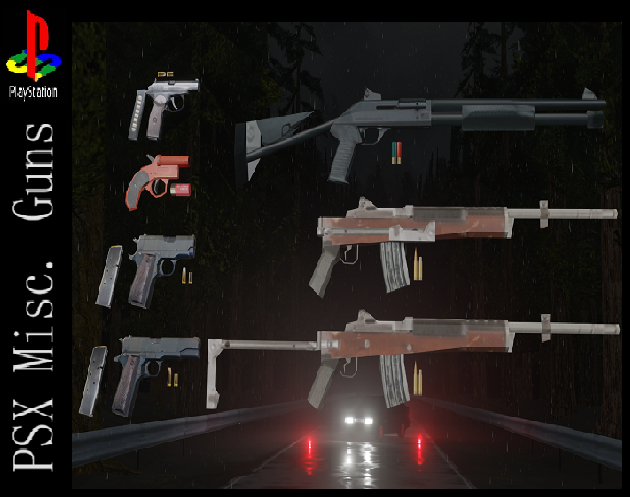 PSX Misc. Gun Pack by Doctor_sci3nce