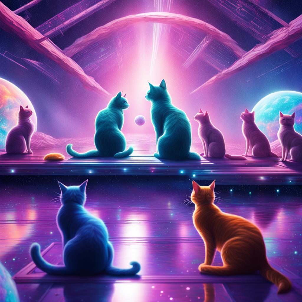 Singing Space Cats by PerLonn