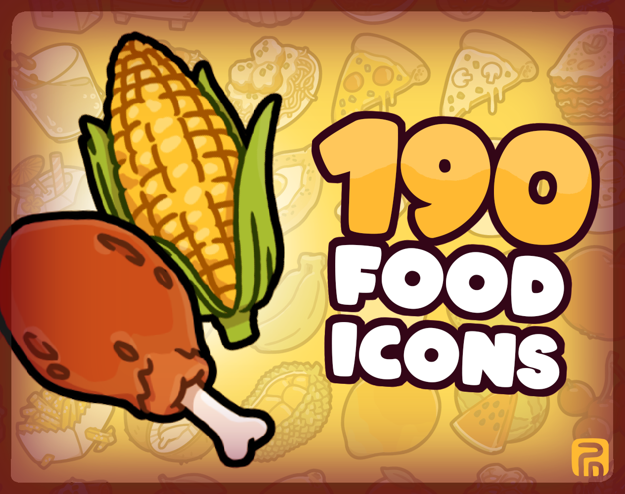 Foods and Drinks Icon Pack (GUI) by Penzilla