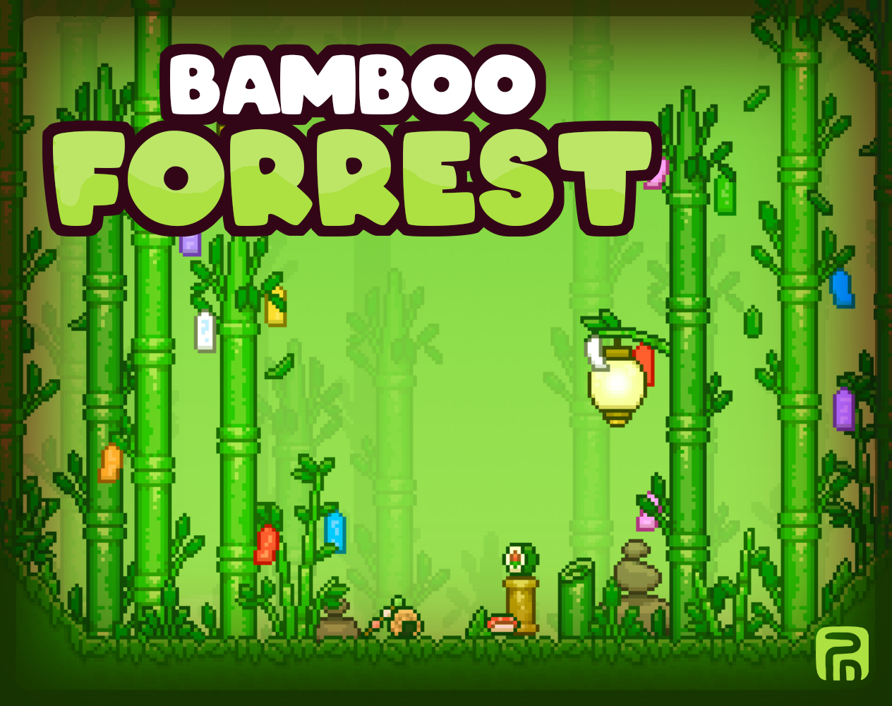 Bamboo Platformer Asset Pack (Pixel Art) by Penzilla