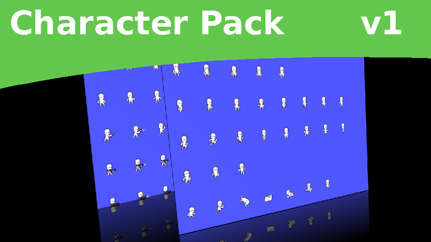 Pixel Character Template v1 by RockoDev