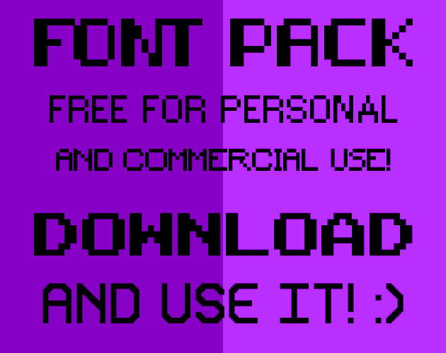 BEST PIXEL FONT PACK EVER RELEASED! - PIXEL FONTS PACK 8 by Mikiz by Mikiz