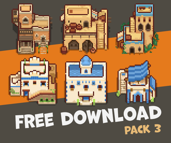 Pixel Buildings - Free! by FkgCluster