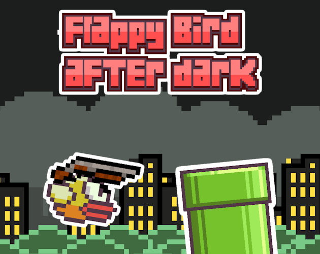 Flappy Bird: After dark by jami-slam