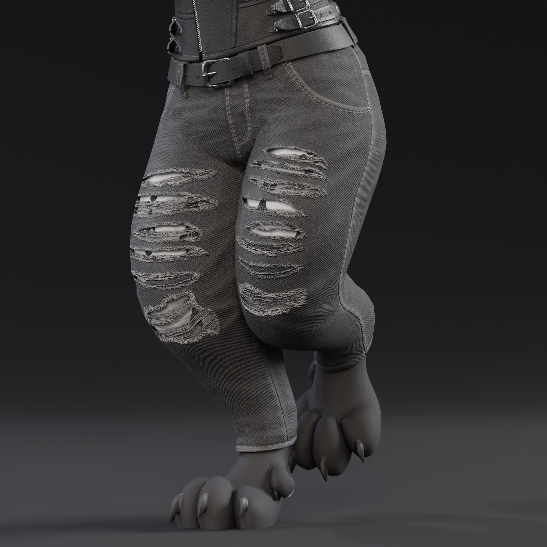 Jeans for Freakhound by Polycrow