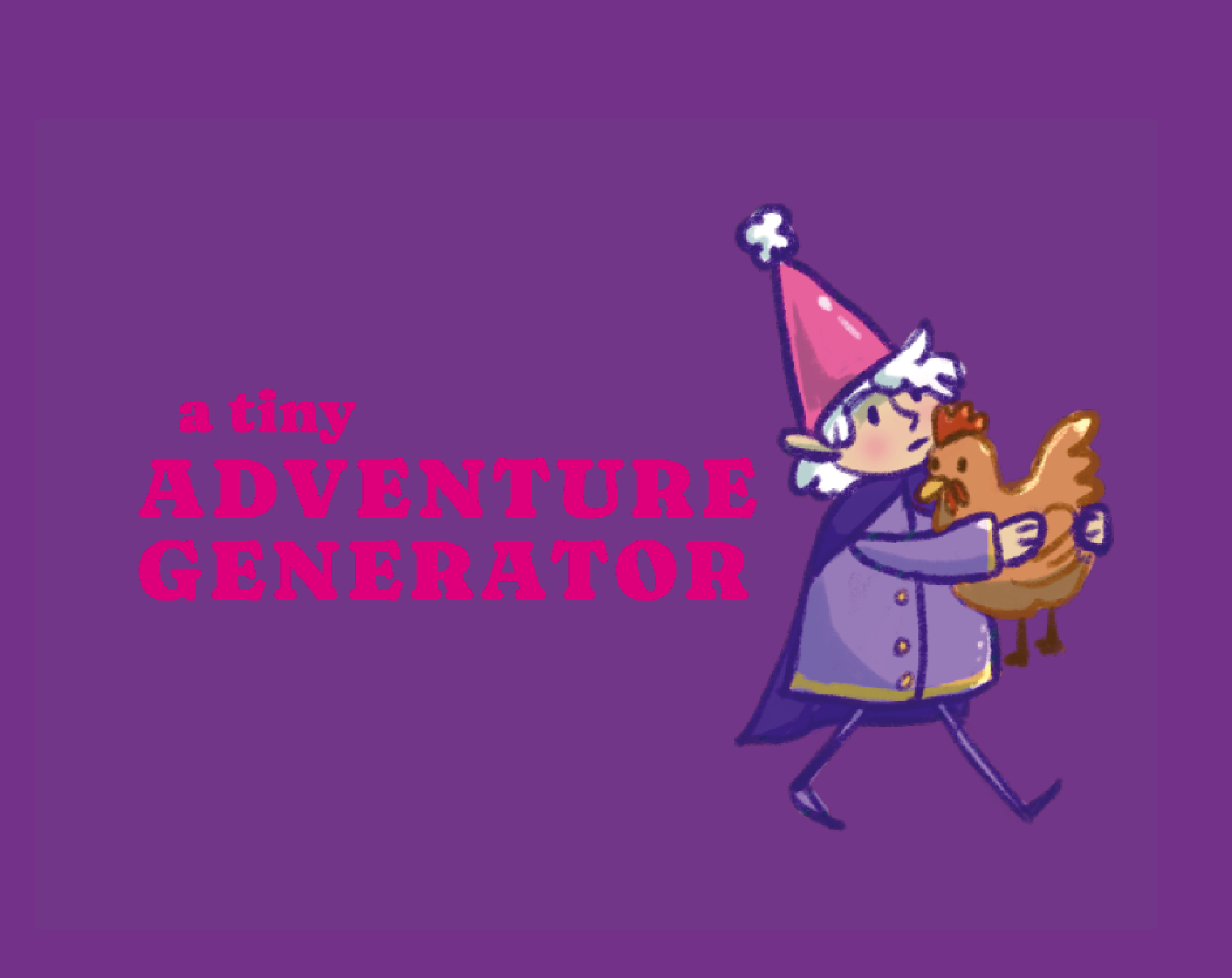 a tiny adventure generator by lostwaysclub