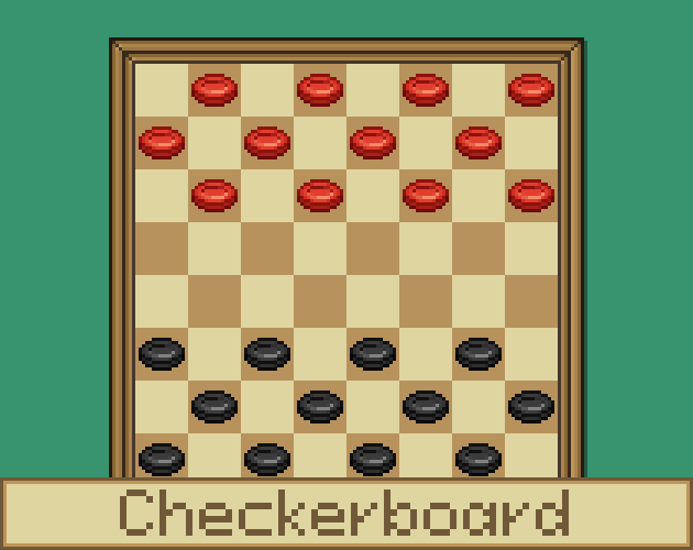 Checkerboard Pixel Art by Ävos Grosimbourg