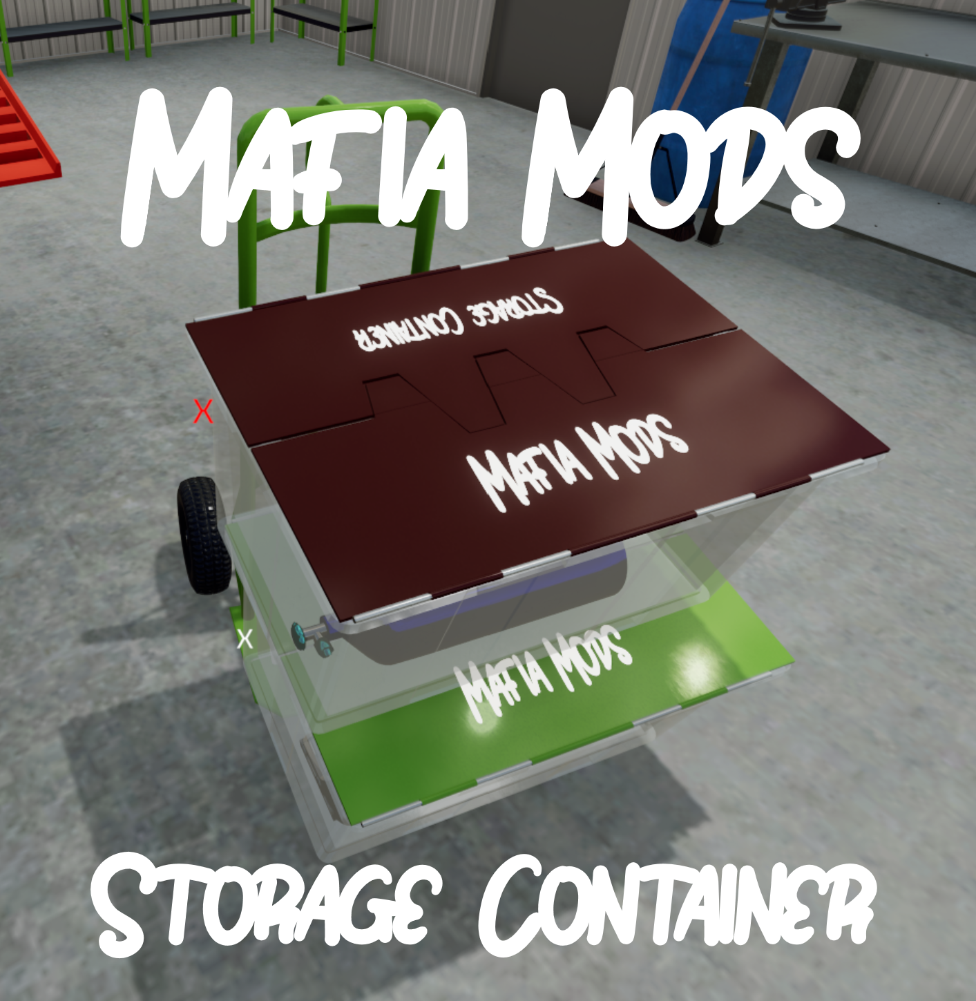 Mafia Mods FS22 Storage Container by Mafia_Mods